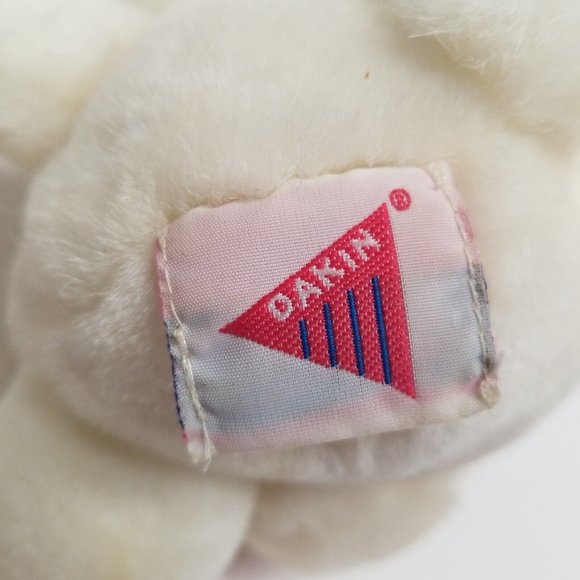 Dakin | Toys | Vintage Dakin Plush White Rabbit Stuffed Animal 992 9s ...